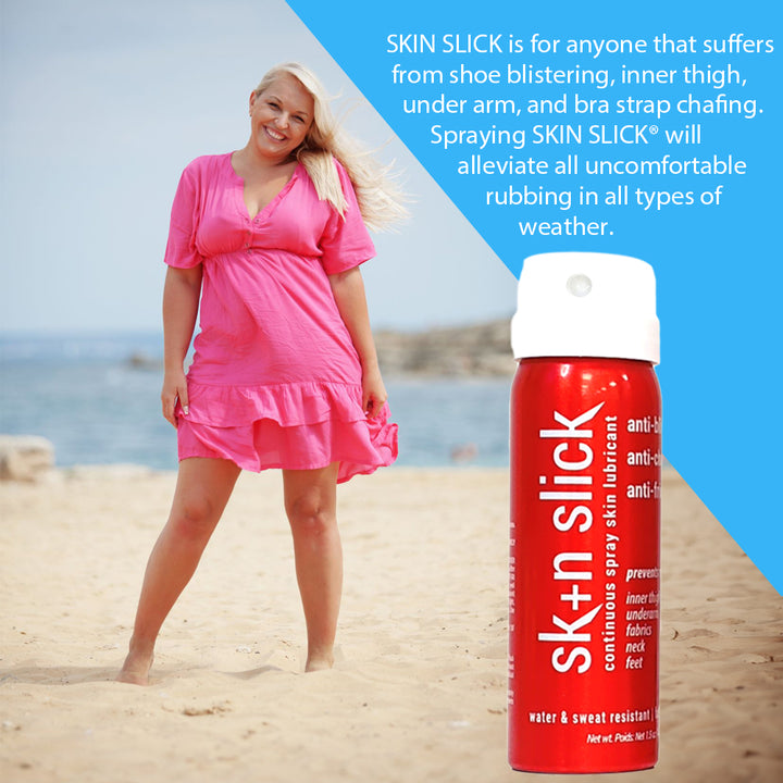 SKIN SLICK® Anti-Chafe Anti-Blister Spray Skin Lubricant 1.5 oz – SBR ...